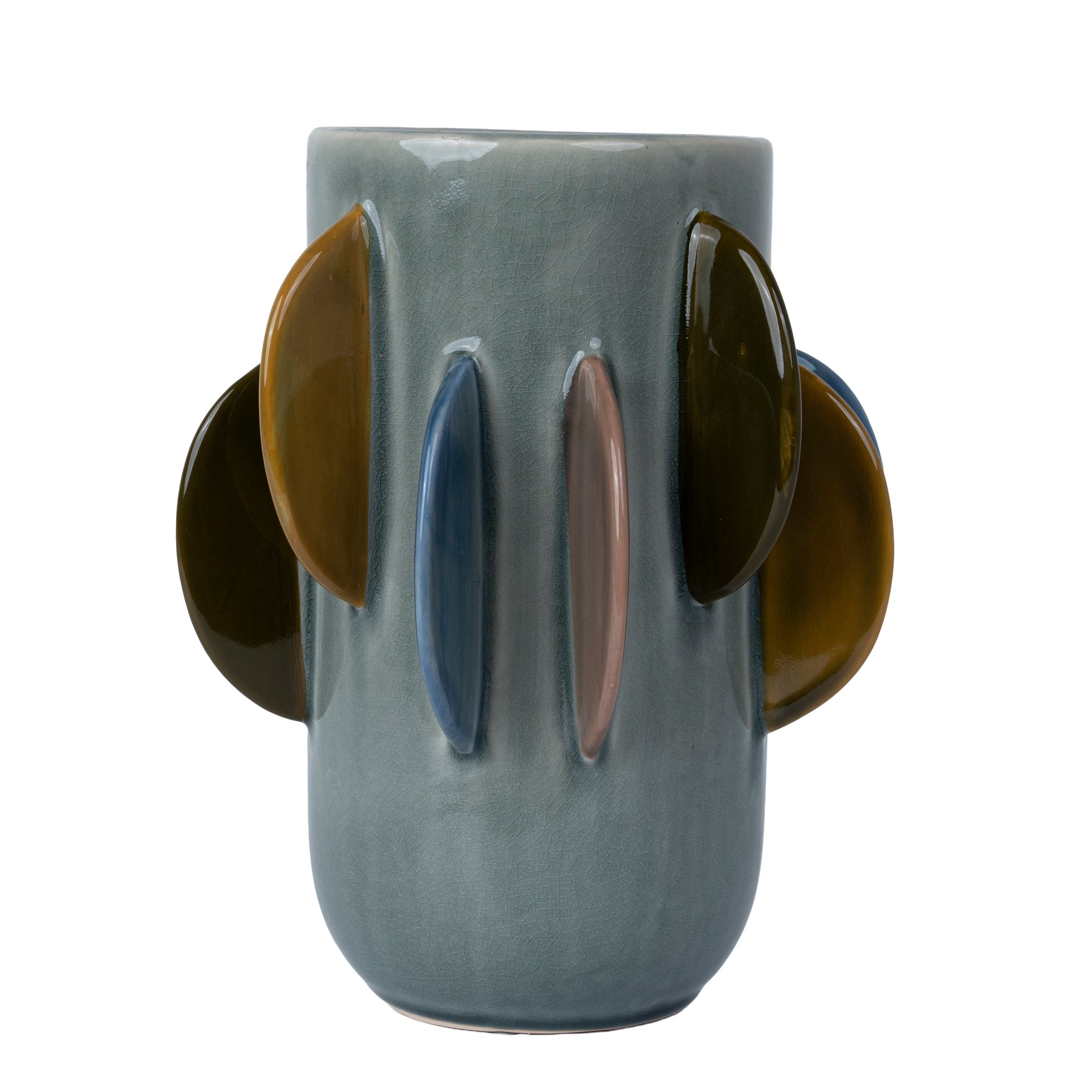 CAC12332-FC Colorful Fin Vase Style B | Calibre Furniture