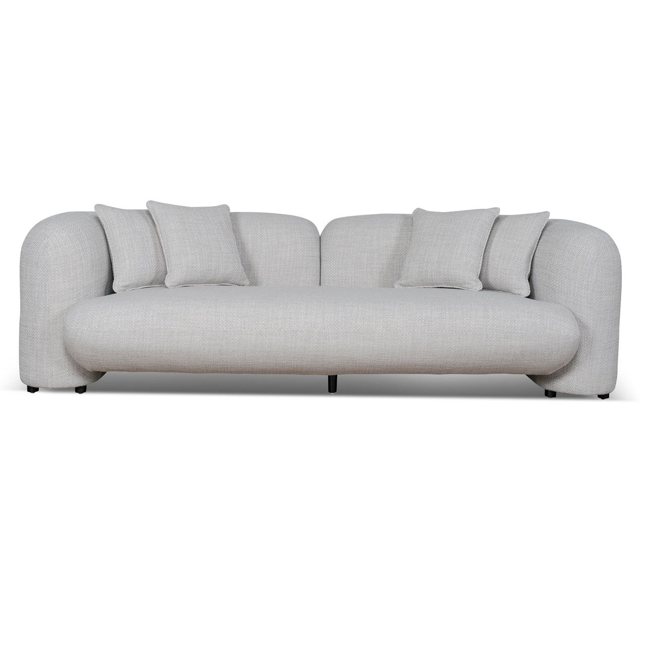 CLC10008-OLS 3 Seater Sofa - Beige Linen | Calibre Furniture