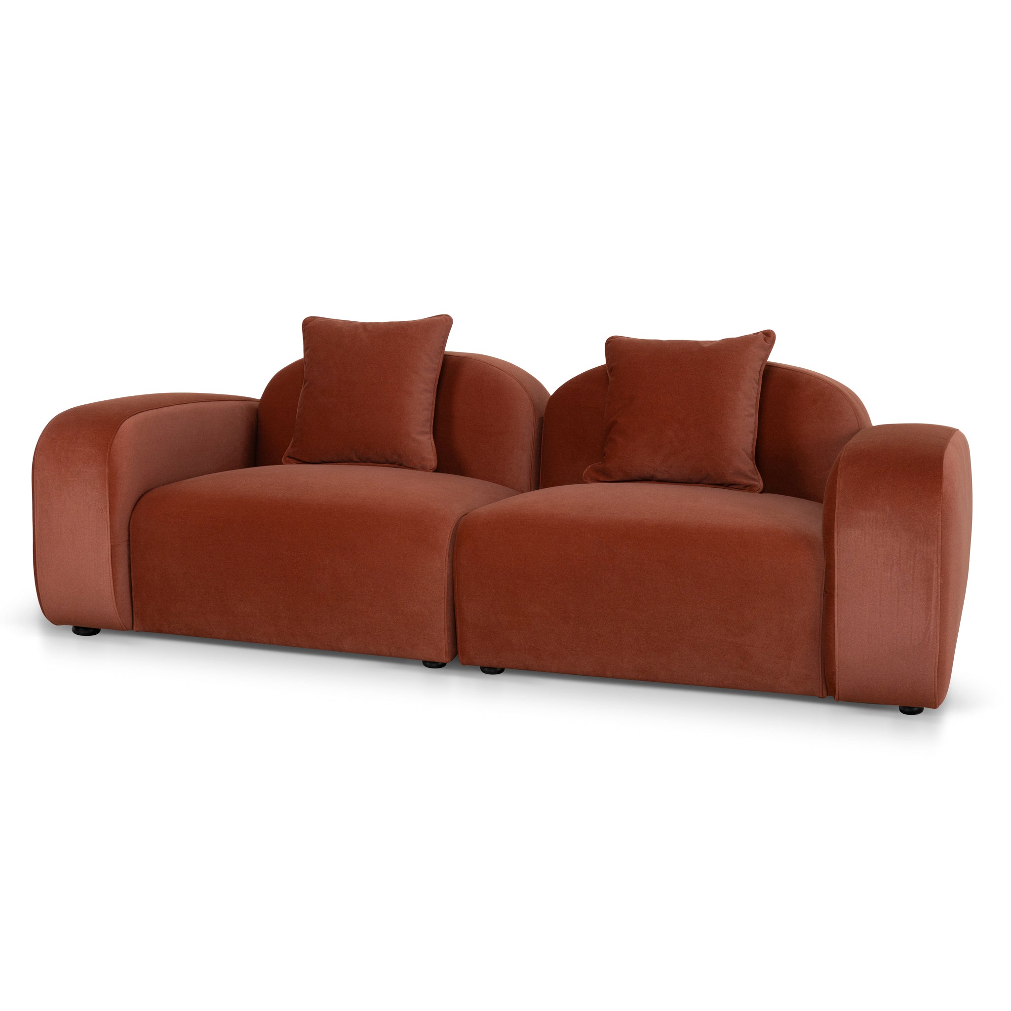 CLC10368-OLS 3 Seater Sofa - Umber Orange | Calibre Furniture