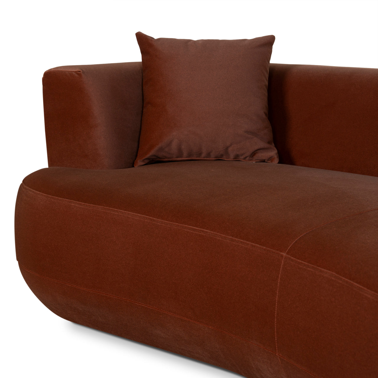 CLC10855-FS 3 Seater Sofa - Red Bronze | Calibre Furniture