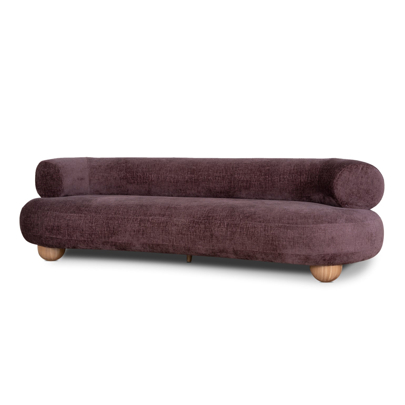CLC10922-CA 3 Seater Sofa - Plum | Calibre Furniture