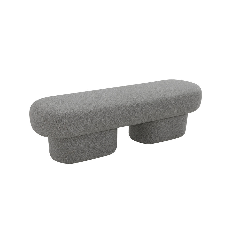 CLC8673-YY 1.5m Long Ottoman Bench - Clay Grey | Calibre Furniture