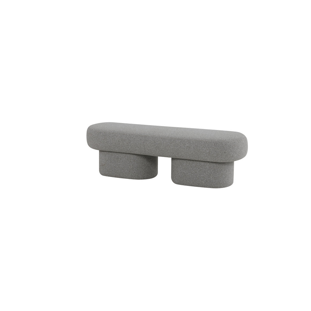 CLC8673-YY 1.5m Long Ottoman Bench - Clay Grey | Calibre Furniture