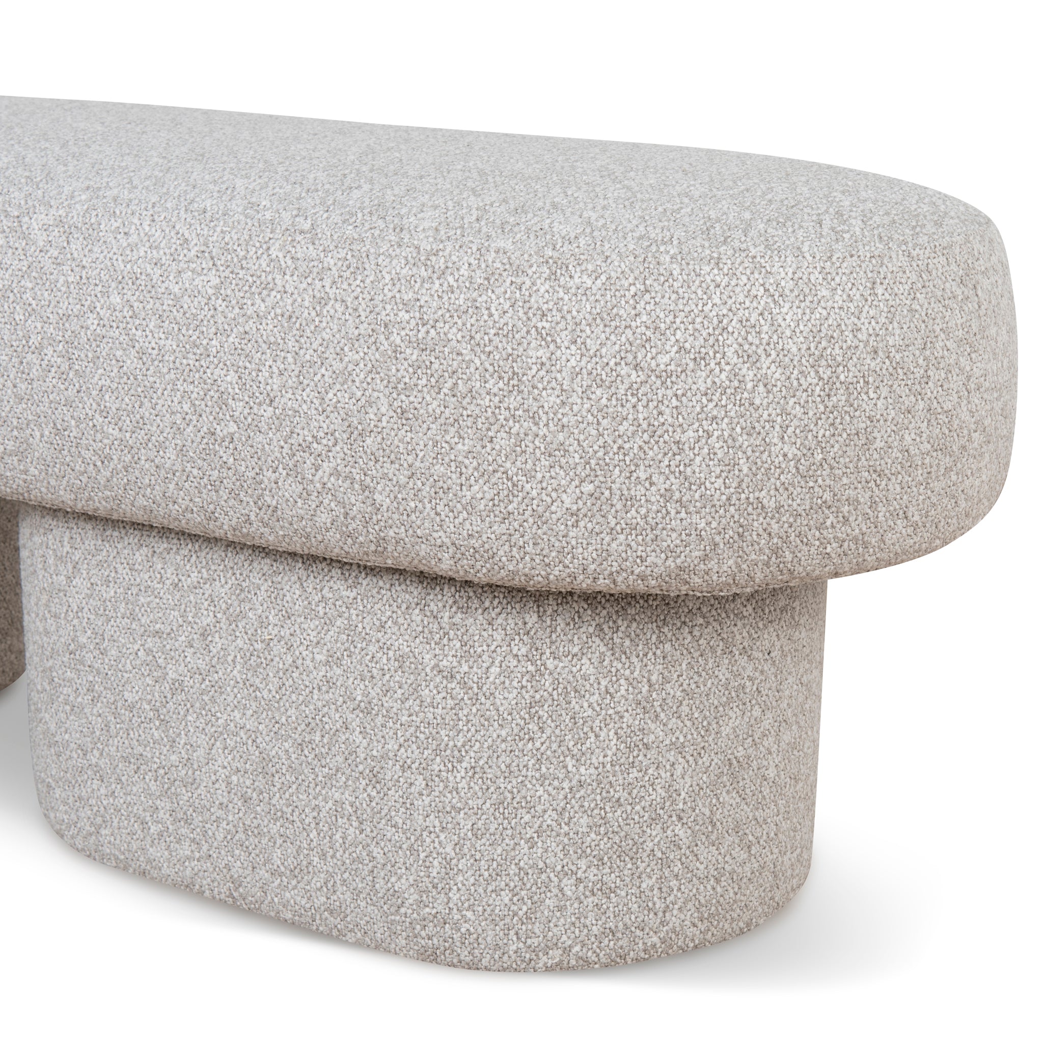 CLC8673-YY 1.5m Long Ottoman Bench - Clay Grey | Calibre Furniture