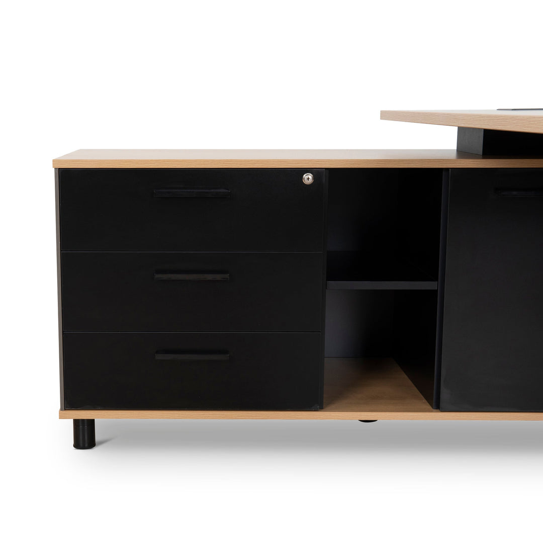 COT10186-SN 1.8m Executive Desk Left Return... | Calibre Furniture