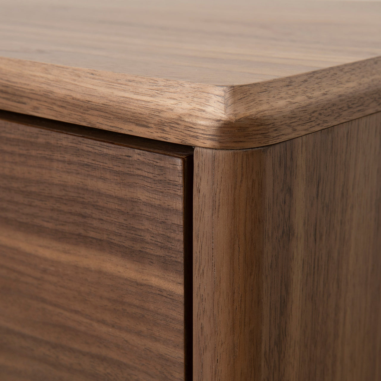 CST10061-DW 50cm Bedside Table - Walnut | Calibre Furniture