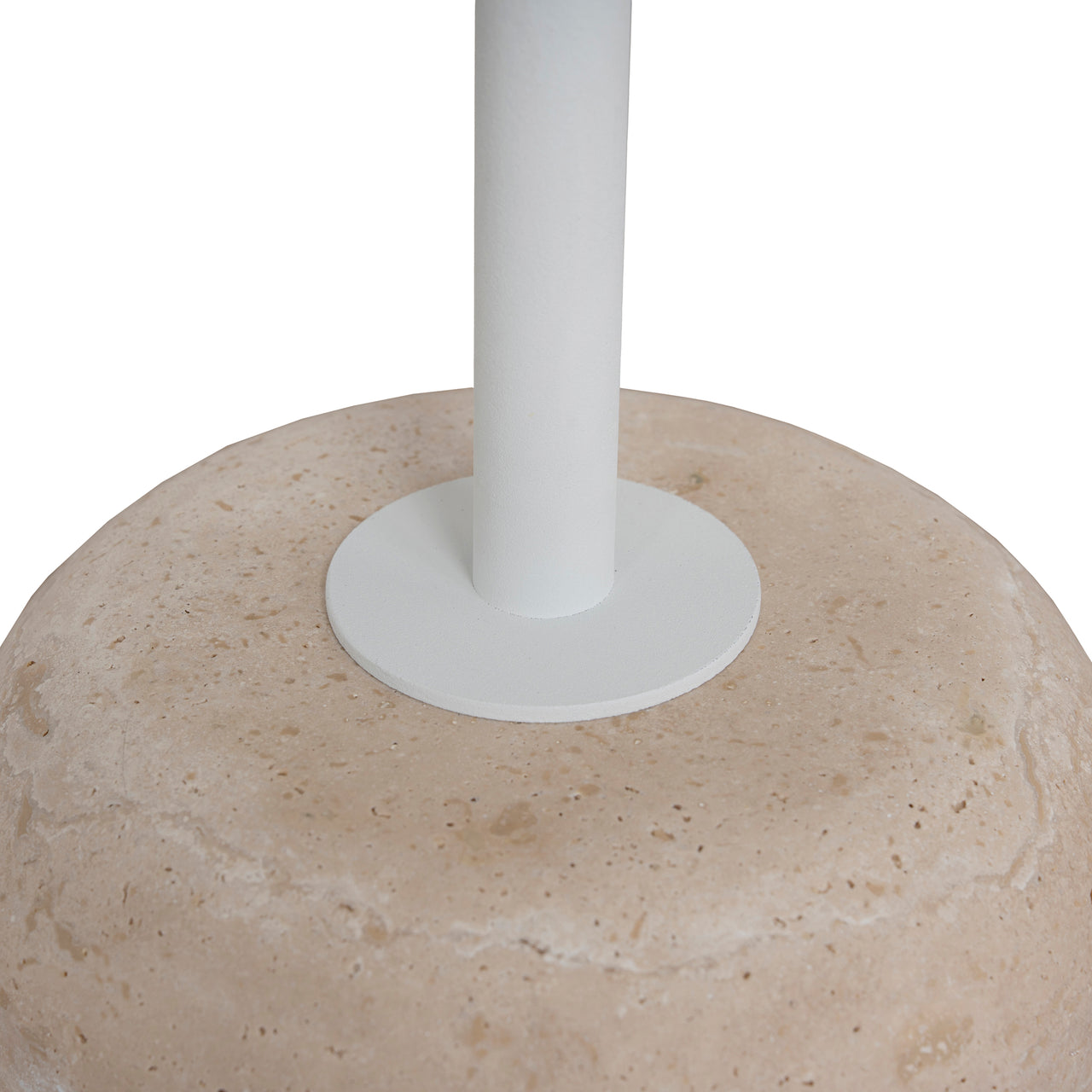 CST10319-NY 45cm Matte White Side Table - T... | Calibre Furniture