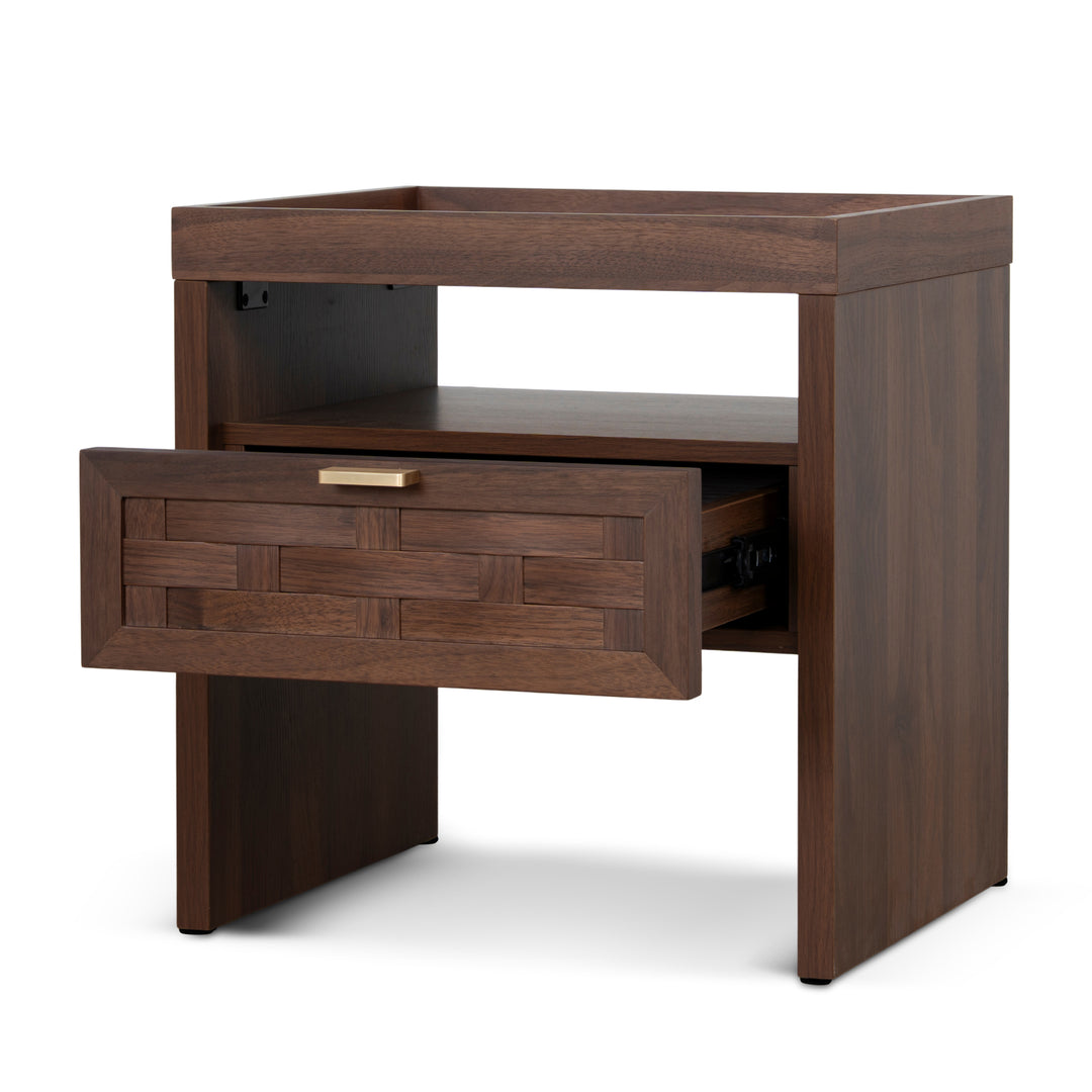 CST10972-IG Bedside Table - Walnut | Calibre Furniture