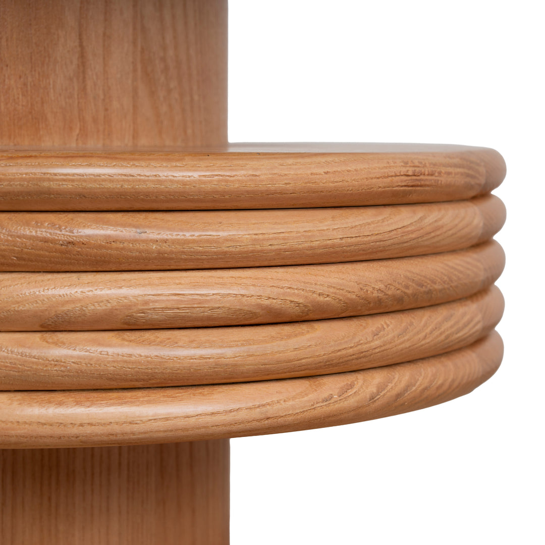 CST12358-NI 42cm Side Table - Natural | Calibre Furniture