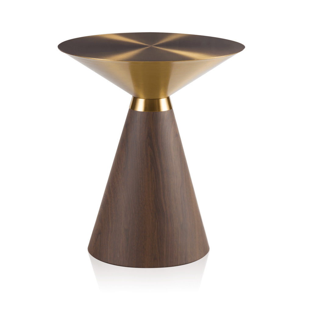 CST8792-NY 49cm Side Table - Walnut | Calibre Furniture