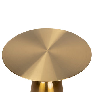 CST8799-NY 45cm Round Side Table - Gold | Calibre Furniture