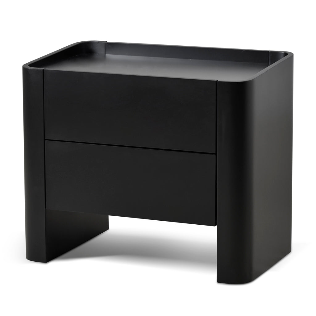 CST8849-IG Bedside Table - Matte Black | Calibre Furniture