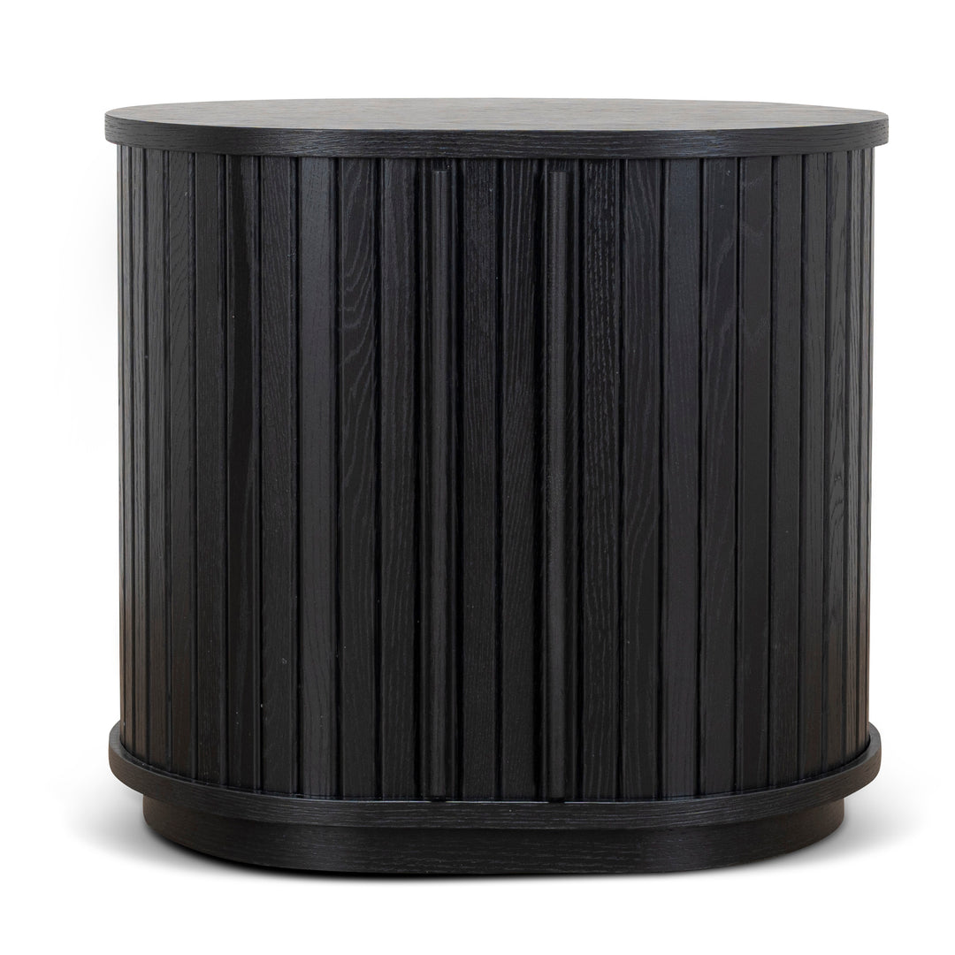 CST8854-KD 55cm Side Table - Full Black | Calibre Furniture