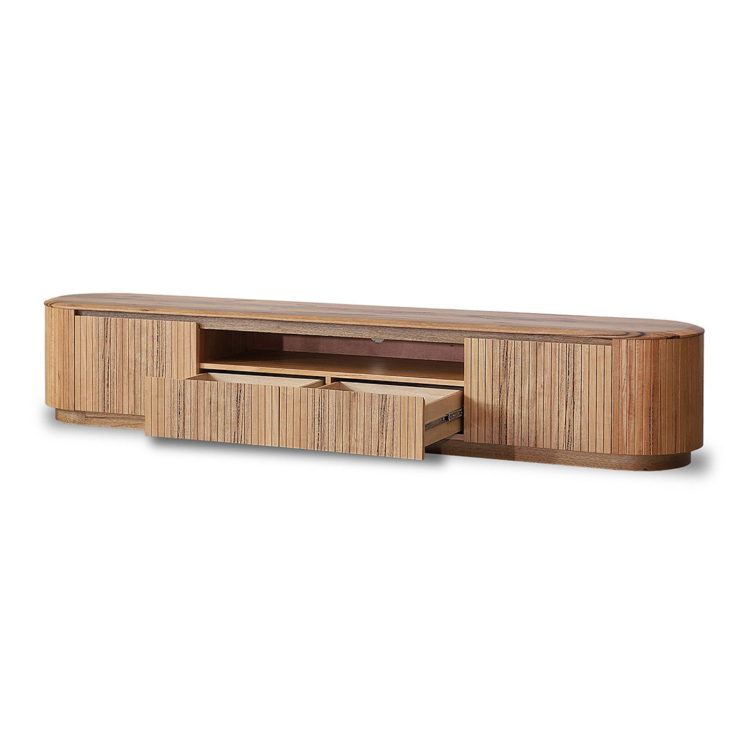 CTV8767-MA 2.4m TV Entertainment Unit - Nat... | Calibre Furniture