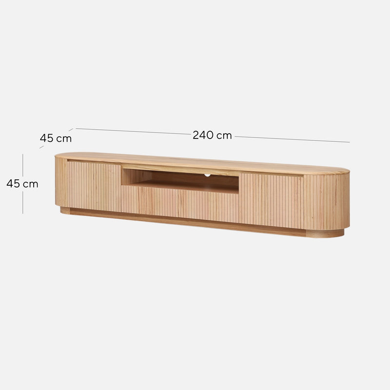 CTV8769-MA 2.4m TV Entertainment Unit - NZ ... | Calibre Furniture