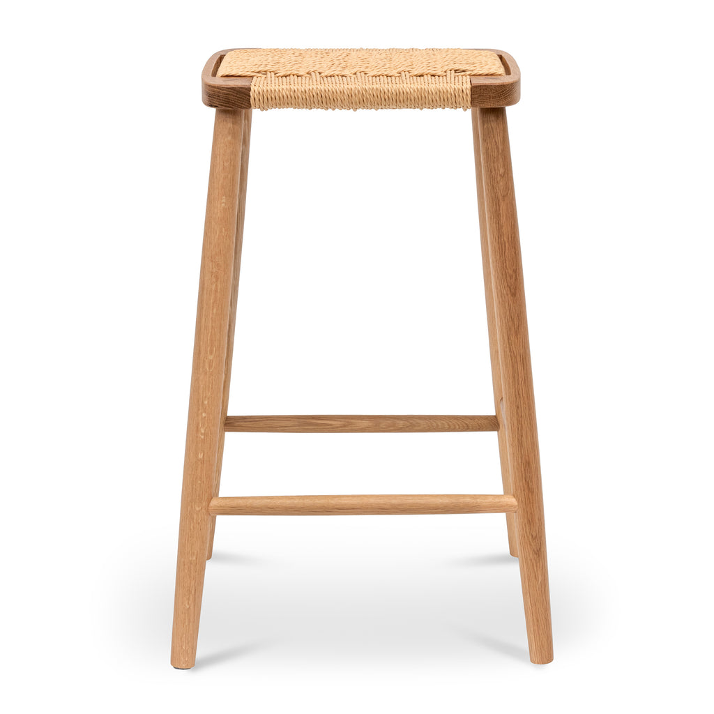 CBS8017-OW 65cm Rattan Bar Stool - Natural | Calibre Furniture
