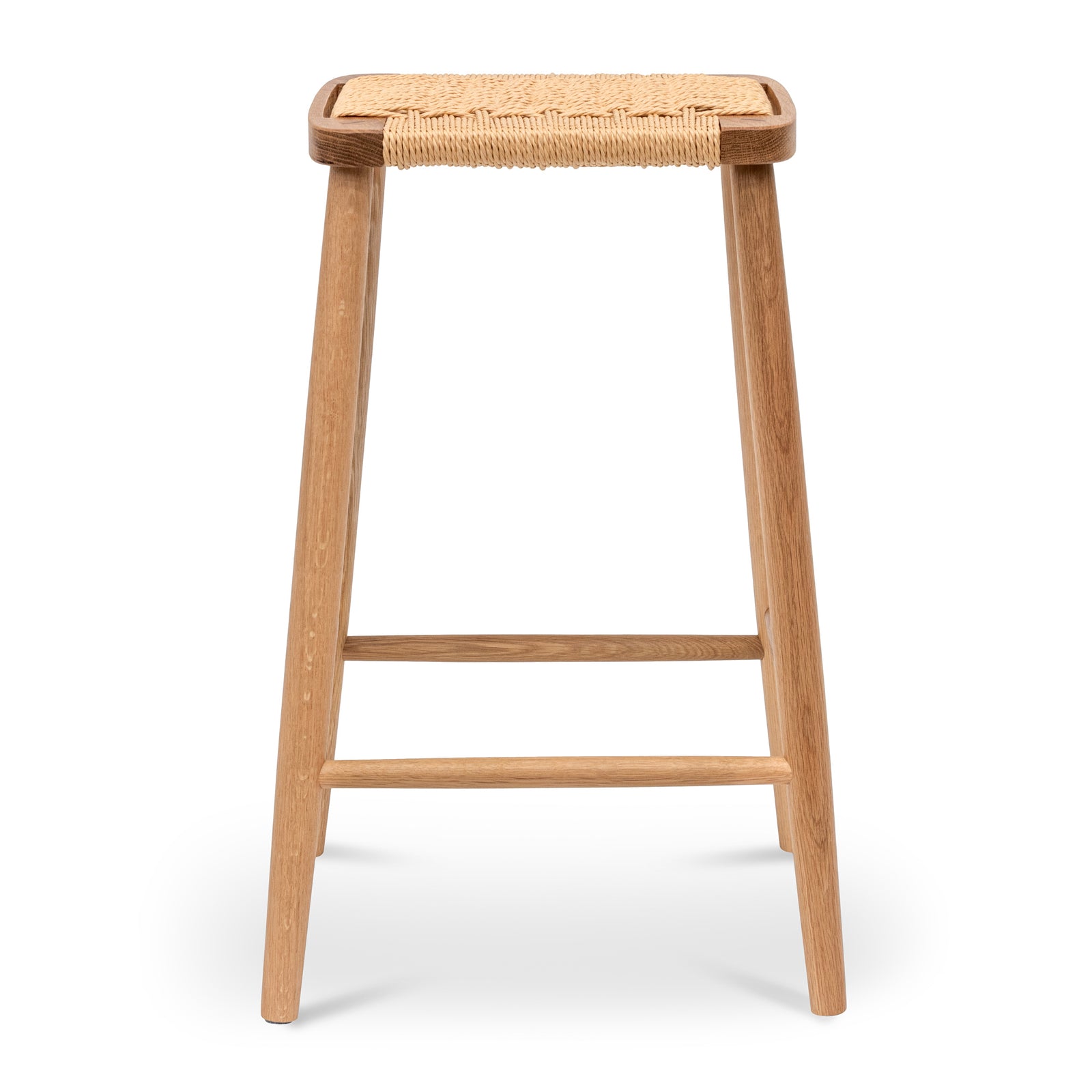 CBS8017-OW 65cm Rattan Bar Stool - Natural | Calibre Furniture