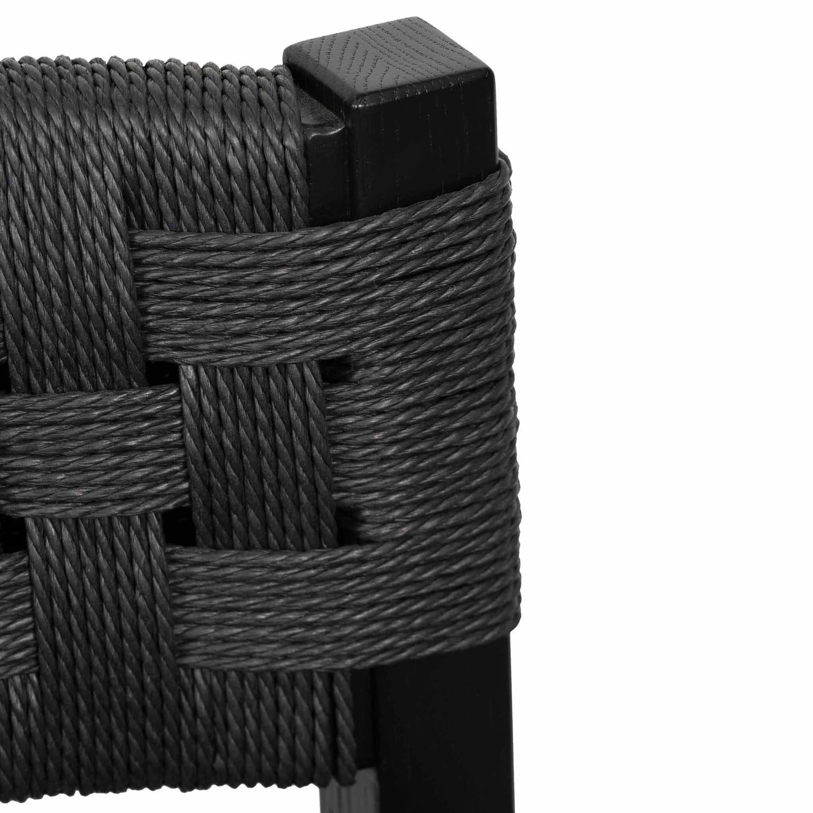 CBS8213-OW Rattan Bar Stool - Black | Calibre Furniture