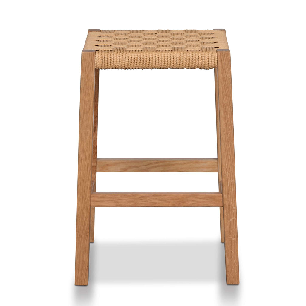 CBS8214-OW 65cm Rattan Bar Stool - Natural | Calibre Furniture