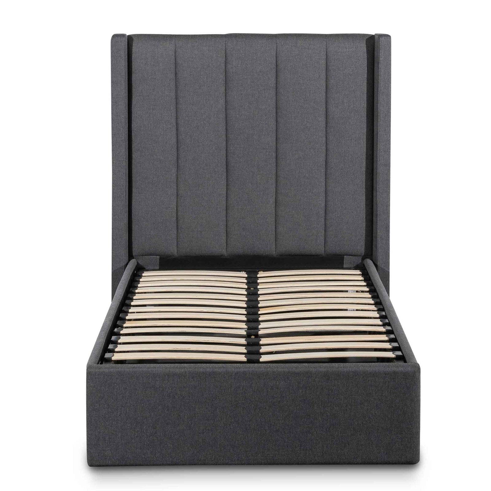 CBD6358-YO Fabric Single Bed Frame - Charco... | Calibre Furniture