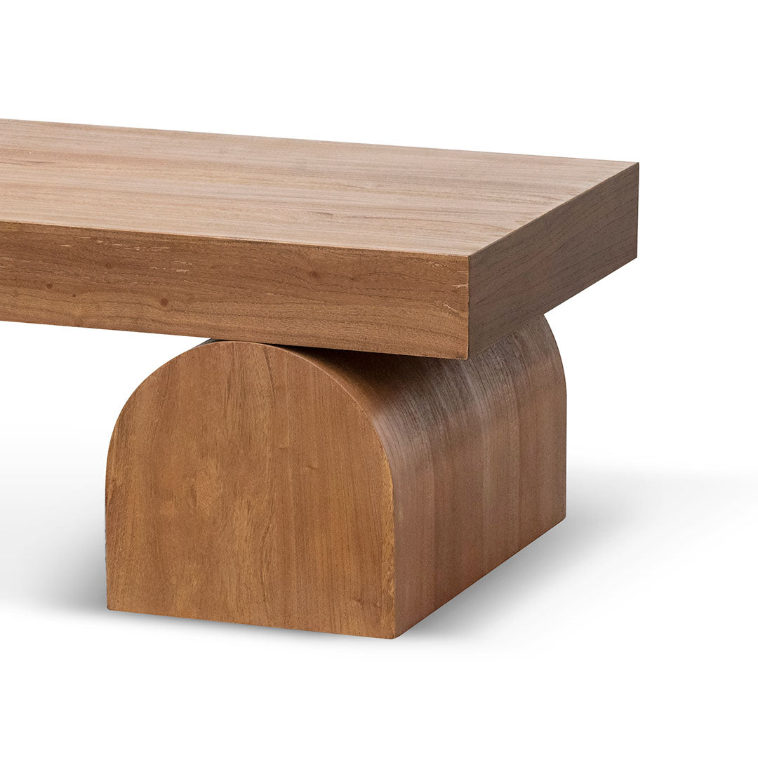 CCF8284-NI 1.3m Elm Coffee Table - Natural | Calibre Furniture