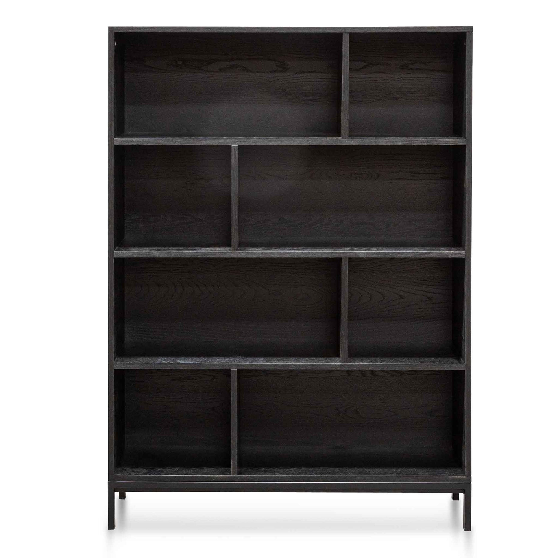 CDT6407-KD Deakin Wooden Bookcase - Black | Calibre Furniture