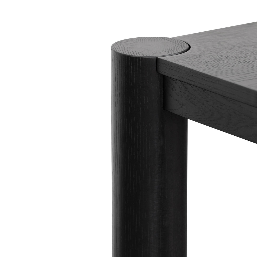 CDT8176-KD 1.5m Console Table - Full Black | Calibre Furniture