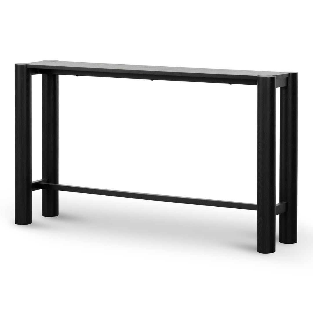 CDT8176-KD 1.5m Console Table - Full Black | Calibre Furniture