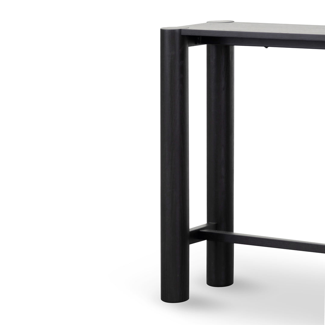 CDT8176-KD 1.5m Console Table - Full Black | Calibre Furniture