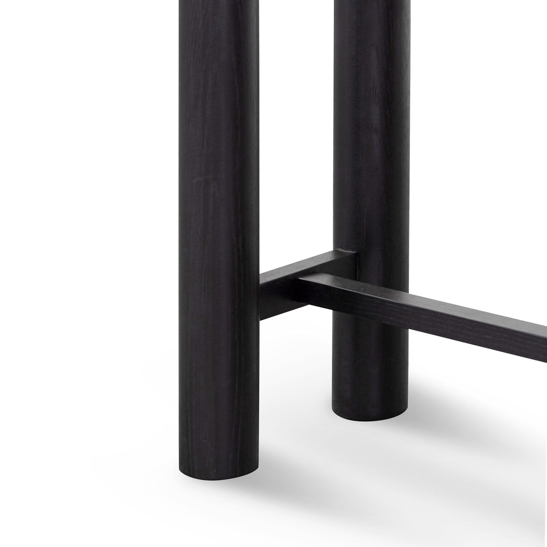 CDT8176-KD 1.5m Console Table - Full Black | Calibre Furniture