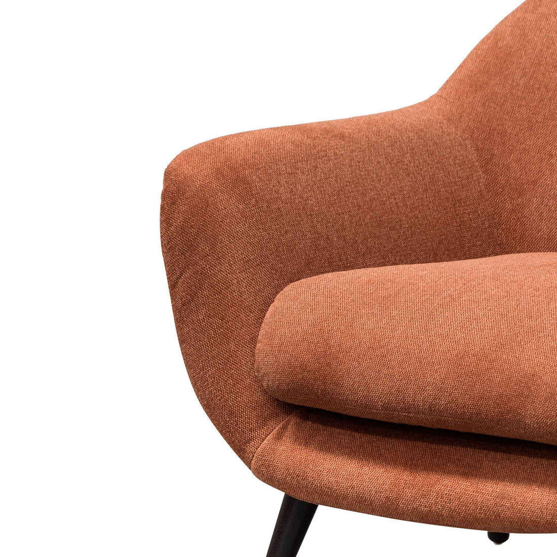 CLC6411-IG Fabric Armchair - Burnt Orange w... | Calibre Furniture