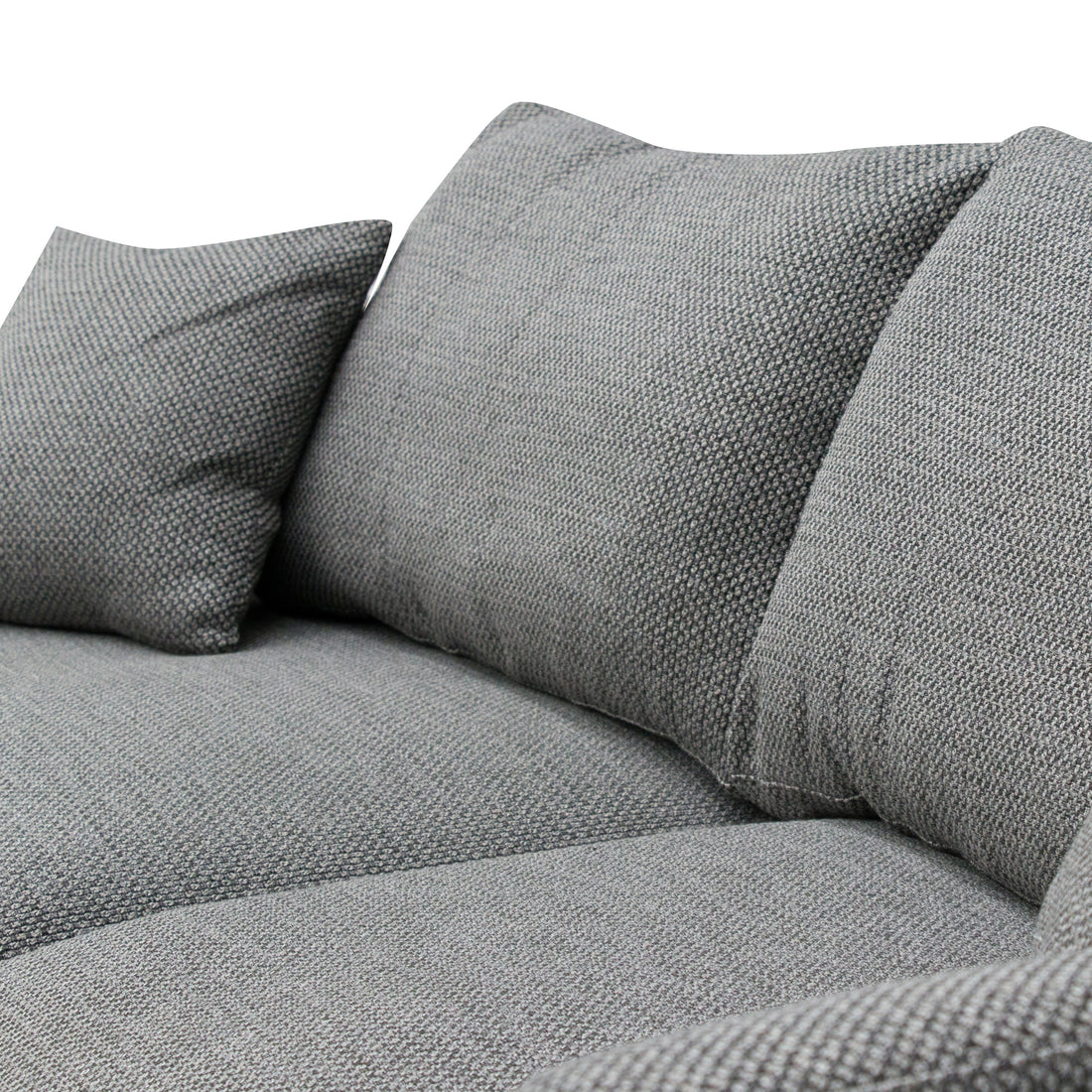 CLC6976-YY 4 Seater Fabric Sofa - Noble Grey | Calibre Furniture