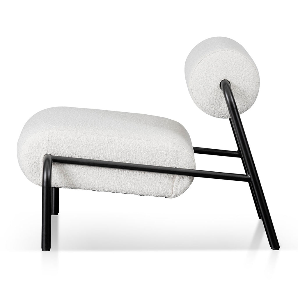 CLC8218-IG Lounge Chair - Ivory White Boucle | Calibre Furniture
