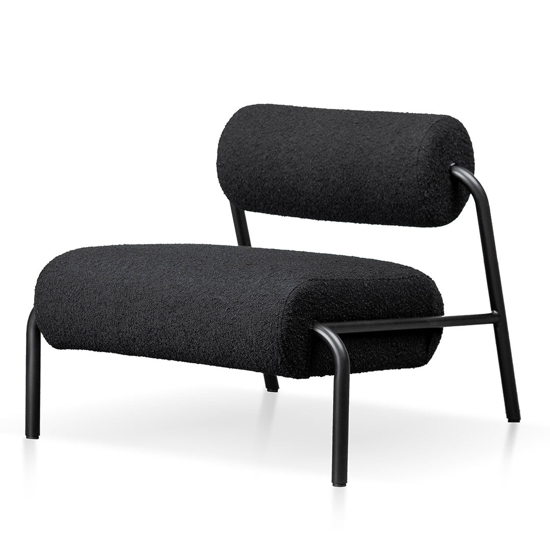 CLC8219-IG Lounge Chair - Black Boucle | Calibre Furniture