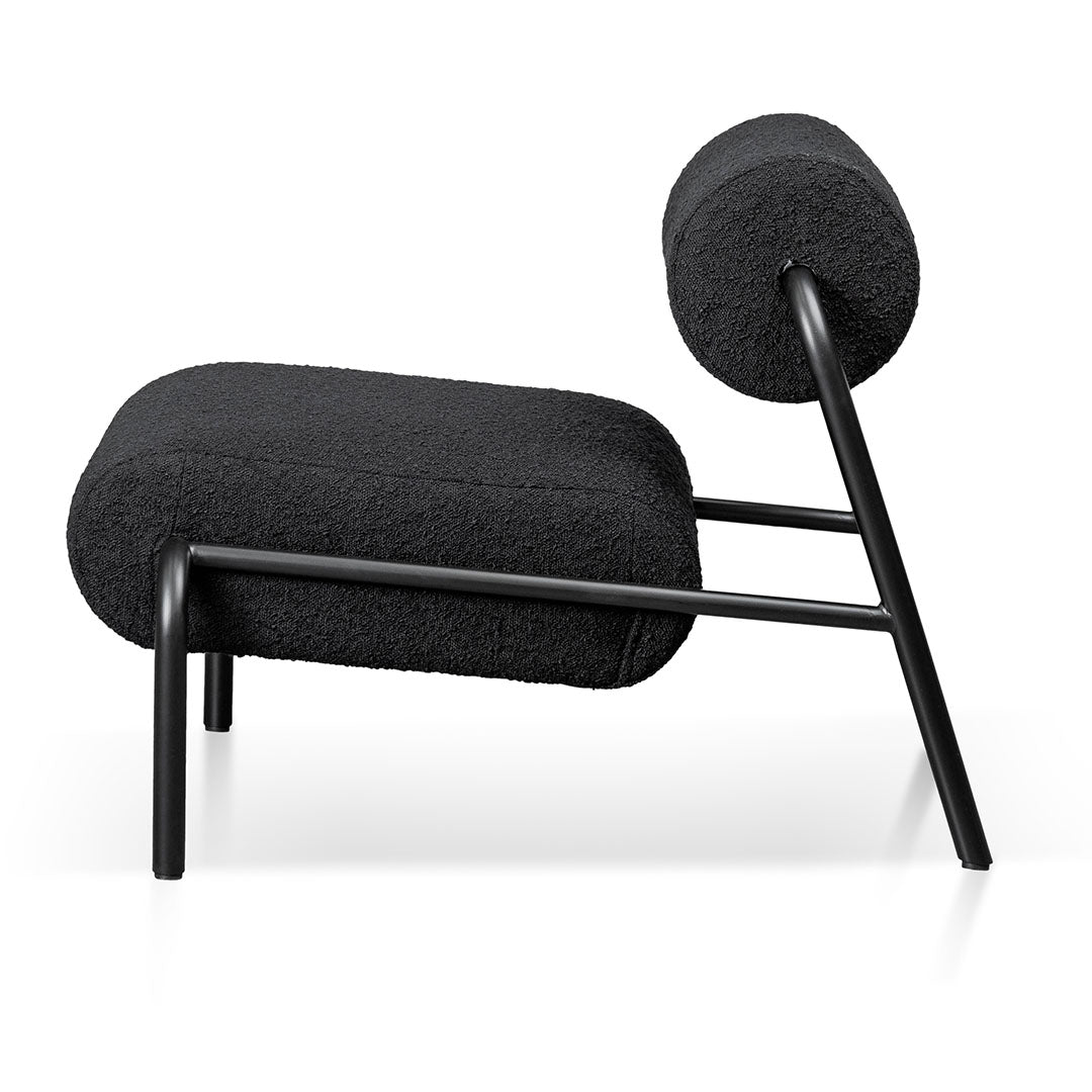 CLC8219-IG Lounge Chair - Black Boucle | Calibre Furniture