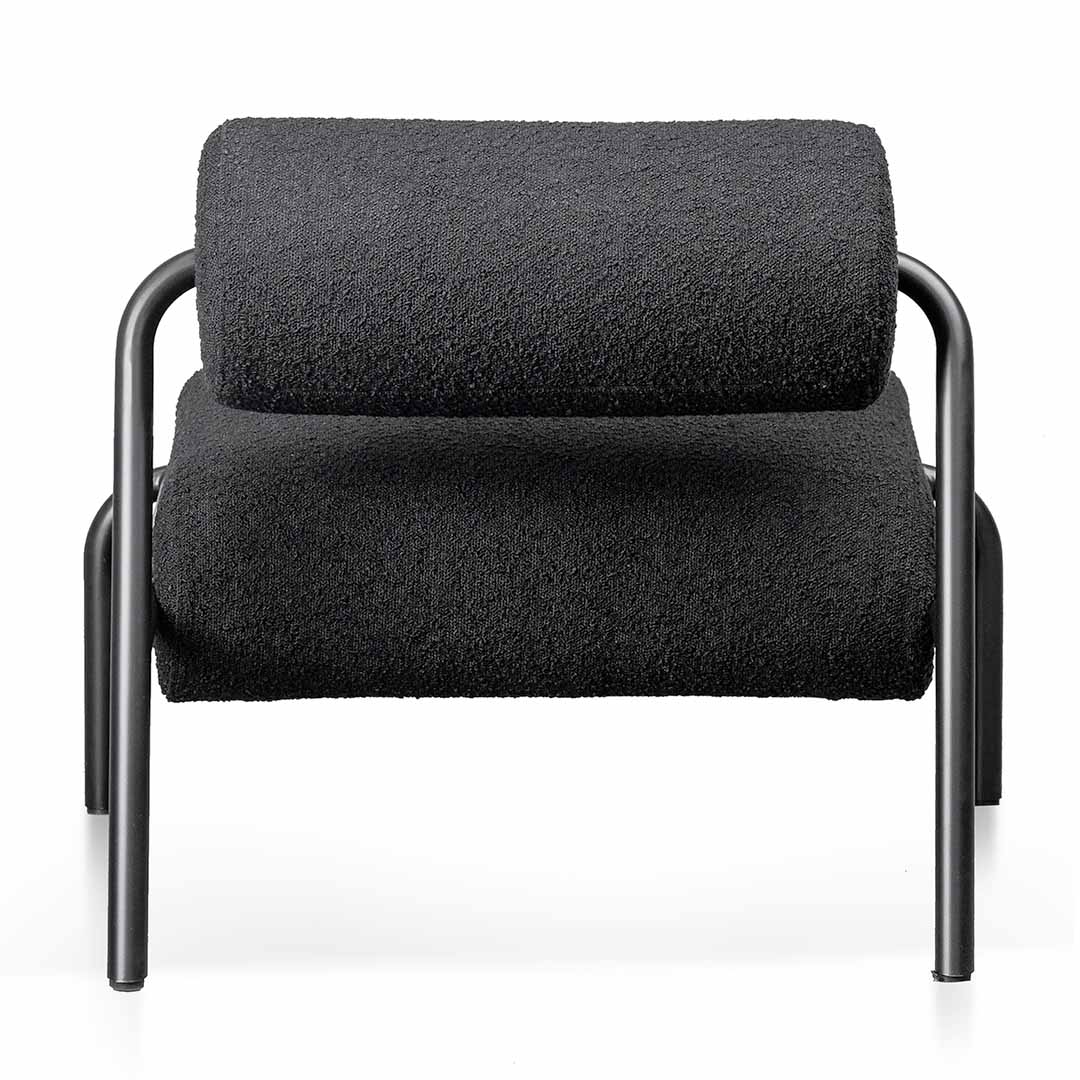 CLC8219-IG Lounge Chair - Black Boucle | Calibre Furniture