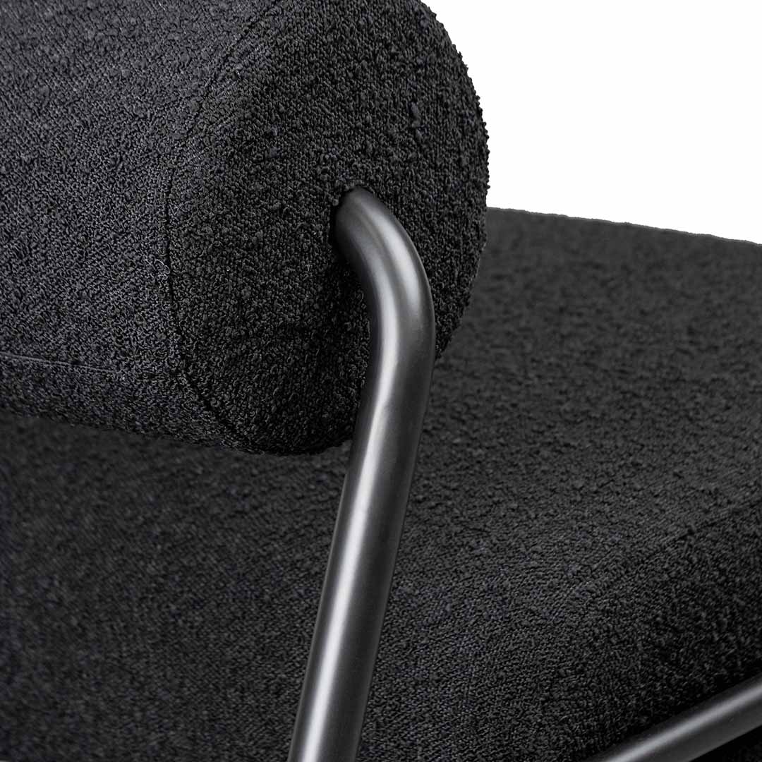 CLC8219-IG Lounge Chair - Black Boucle | Calibre Furniture