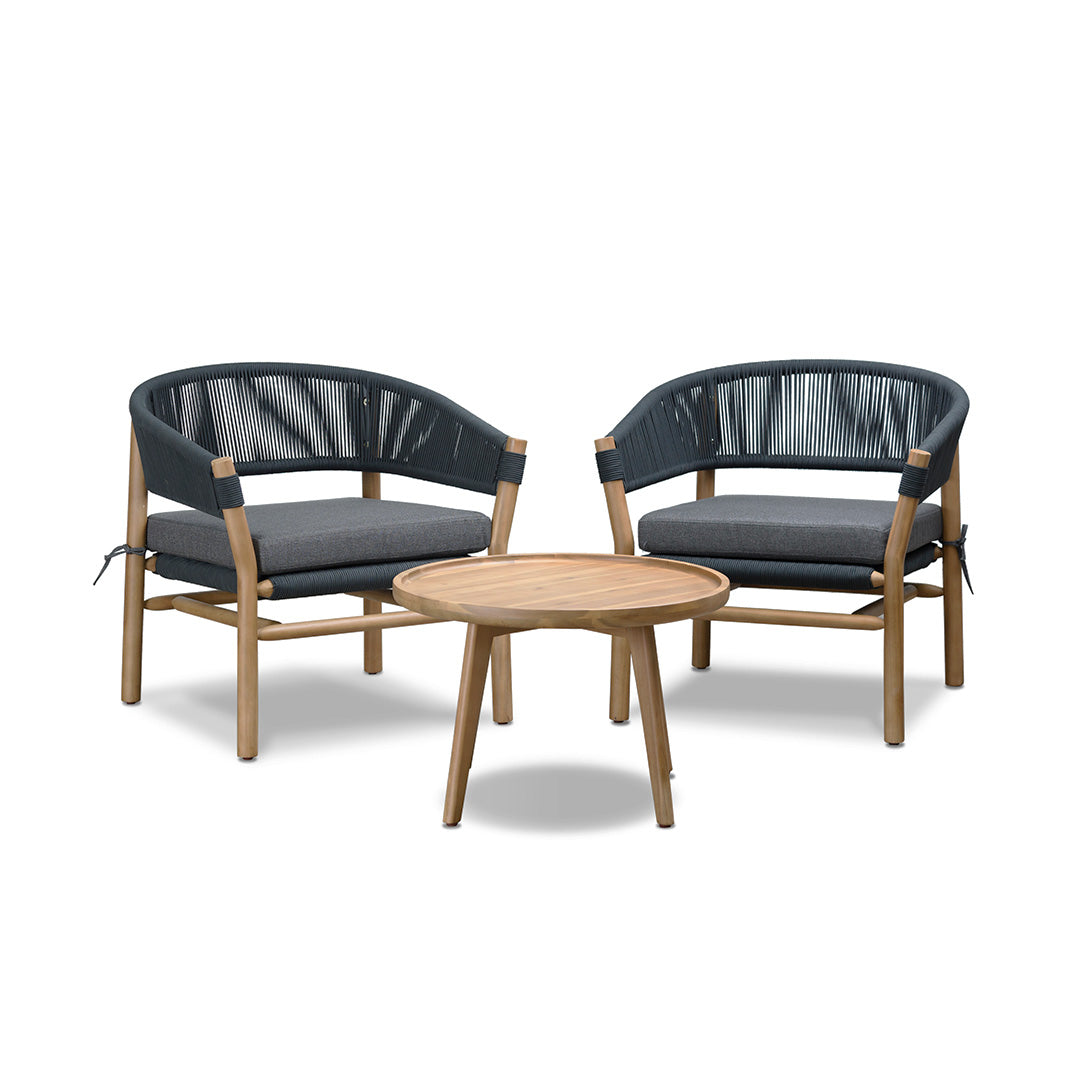 CLS6723-EM 3pcs Outdoor Lounge Set | Calibre Furniture