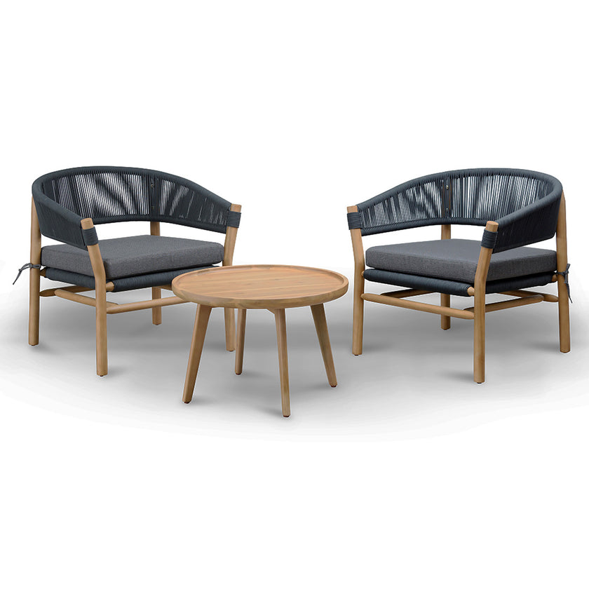 CLS6723-EM 3pcs Outdoor Lounge Set | Calibre Furniture