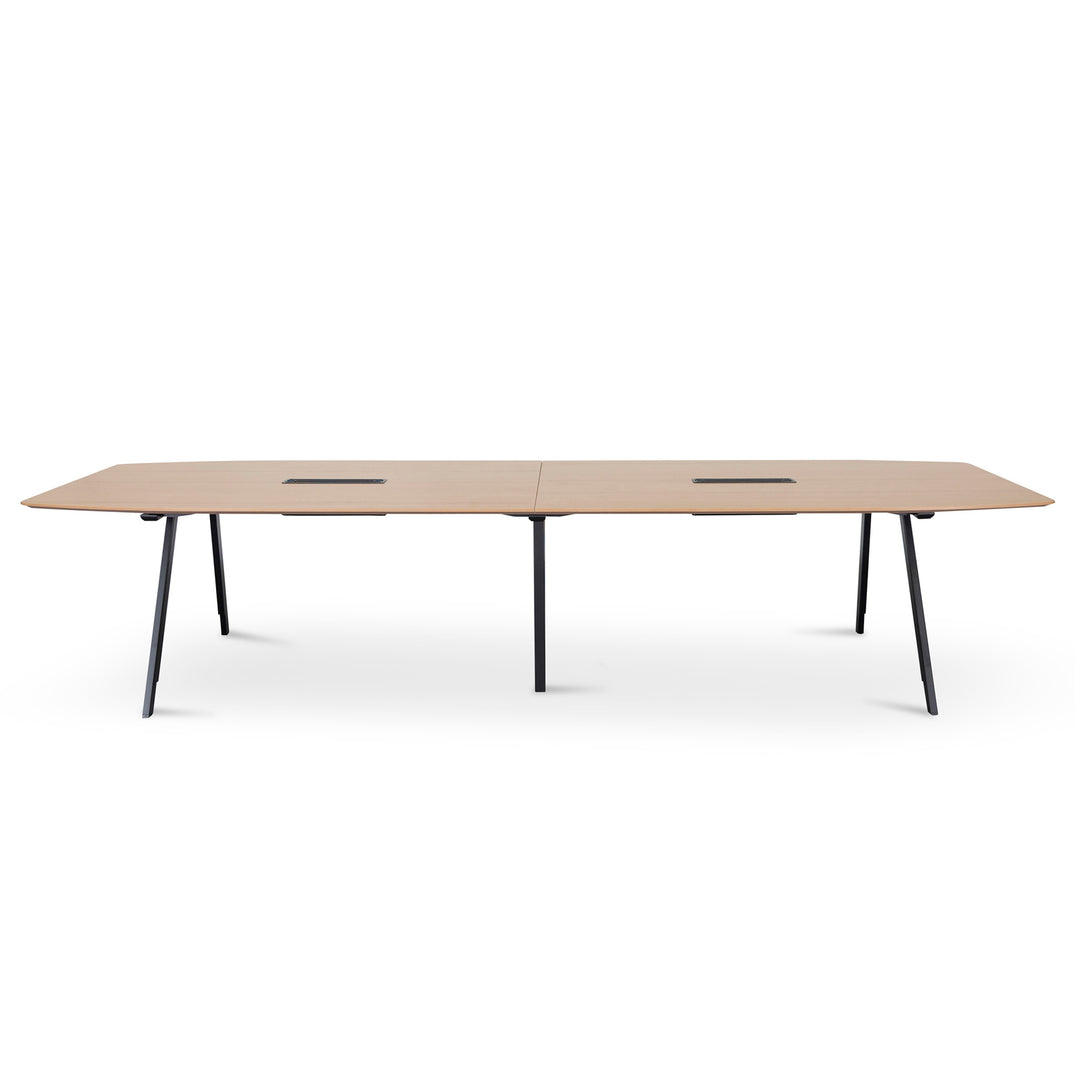 COT8124-SN 3.6m Natural Boardroom Meeting T... | Calibre Furniture