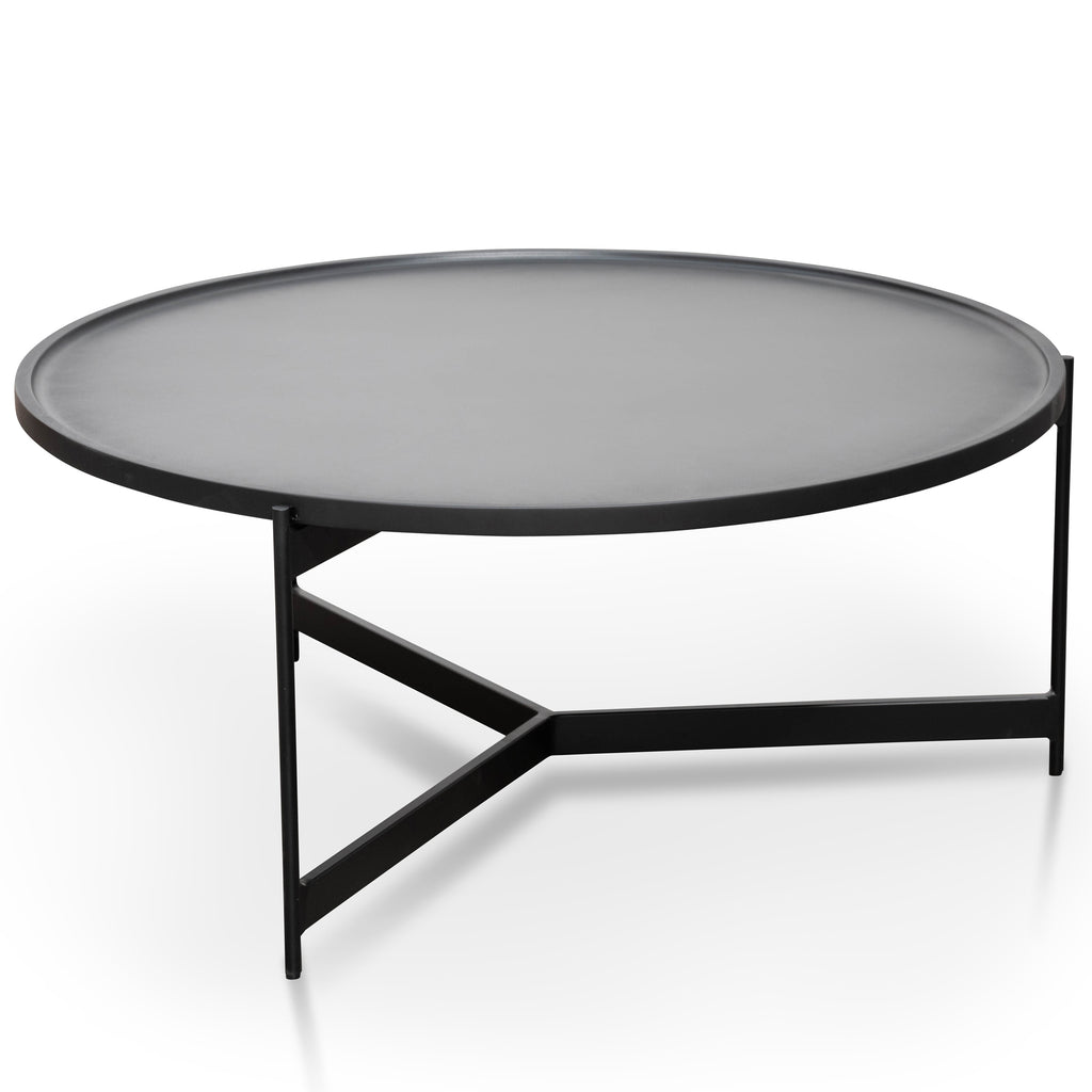 CCF2564-SU 90cm Coffee Table - Matt Black | Calibre Furniture