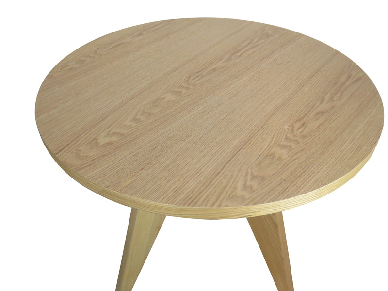 CDT137-SD 80cm Round Dining Table - Natural | Calibre Furniture