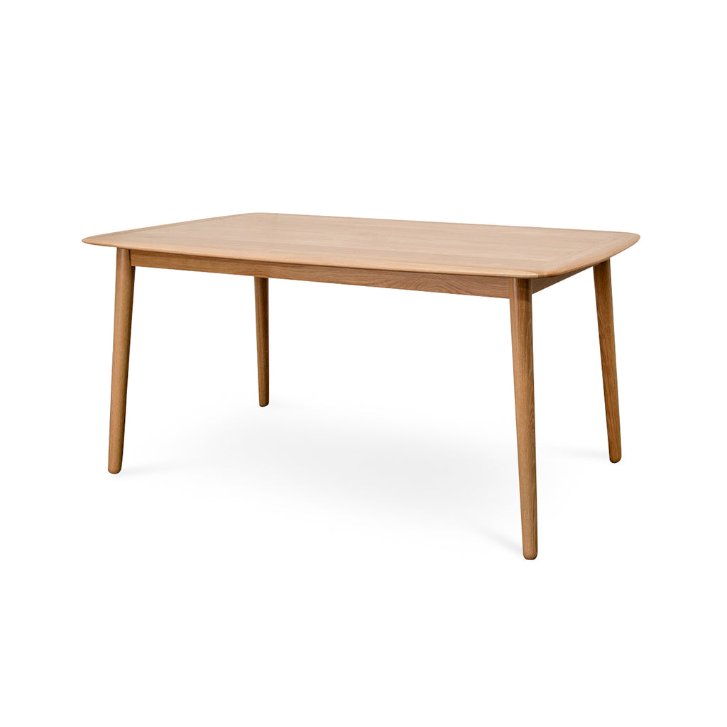 CDT1085-VN 1.6m Oak Fix Dining Table | Calibre Furniture